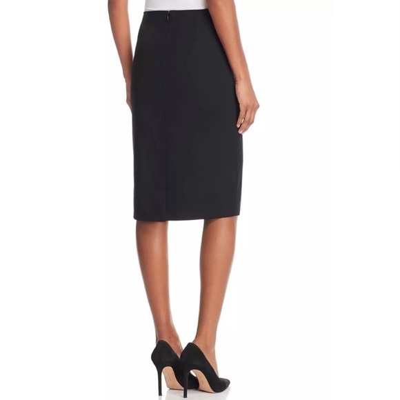 Theory | Skirts | Theory Black Pencil Skirt Back Zip Double Vent In ...